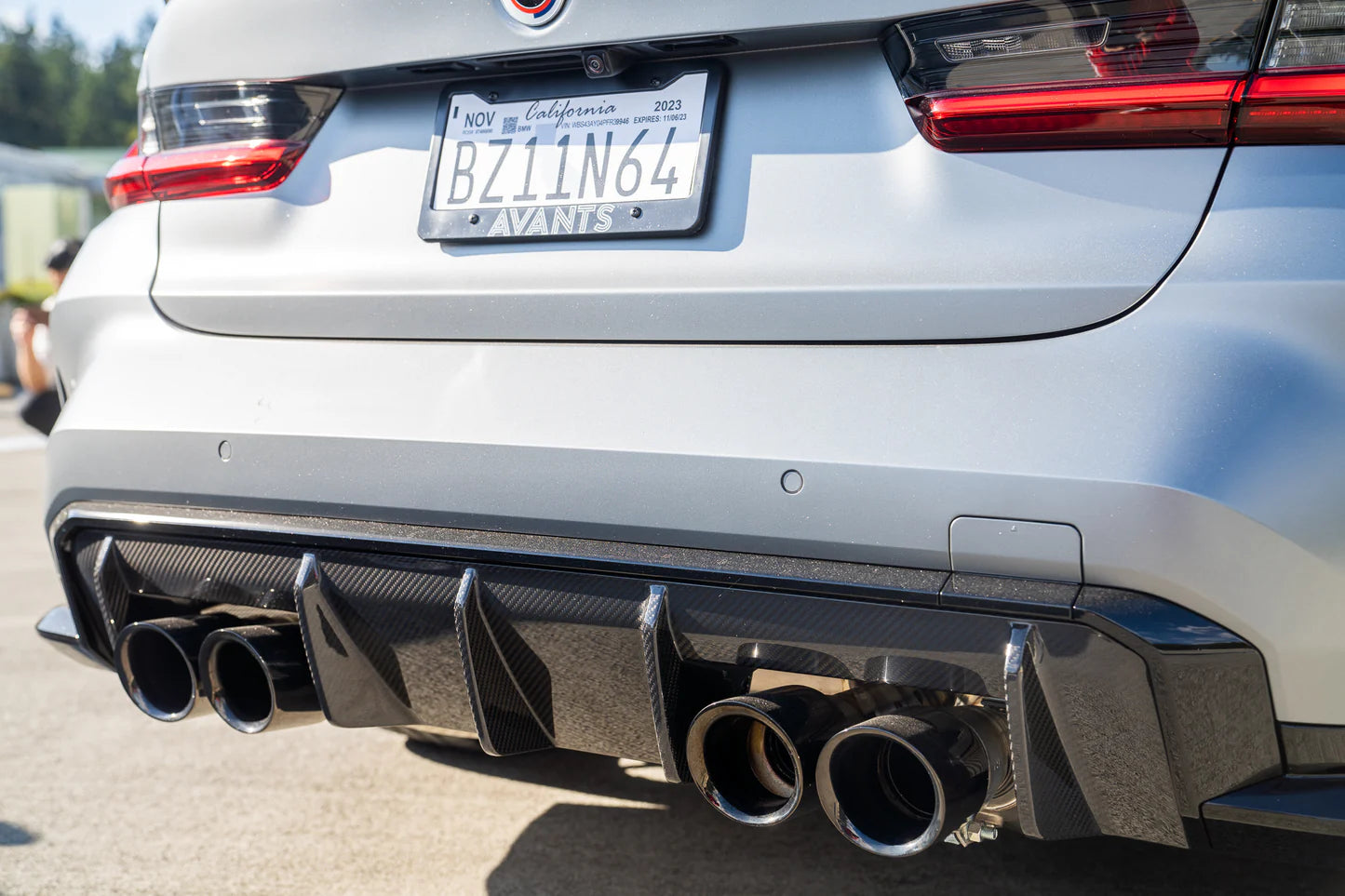 MP Style Carbon Fiber Rear Diffuser - BMW G80 M3 | G82 M4 | Euro Auto ...