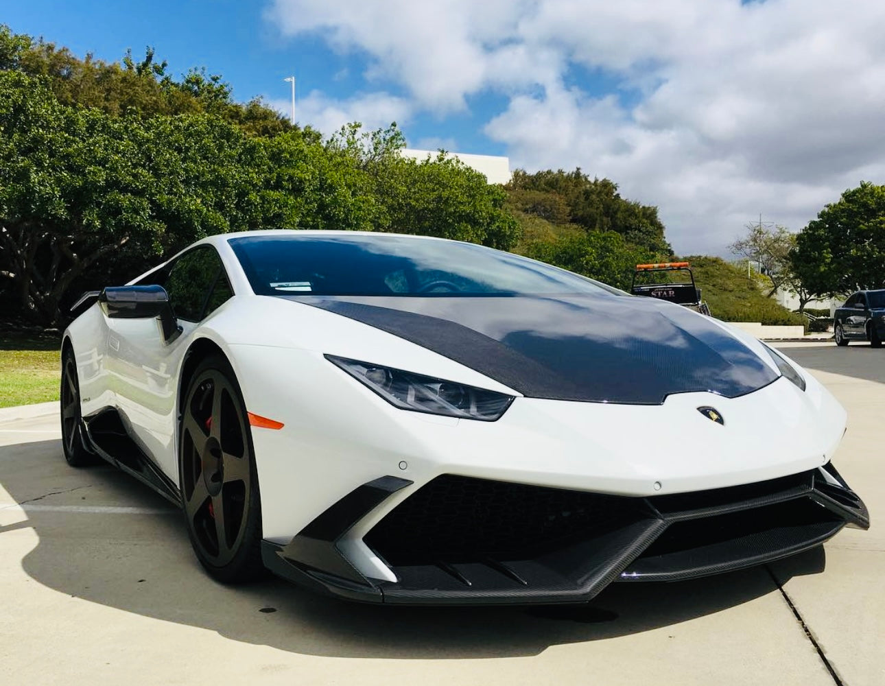 Exotic Design Carbon Fiber Front Lip – Lamborghini Huracán LP610-4 (20