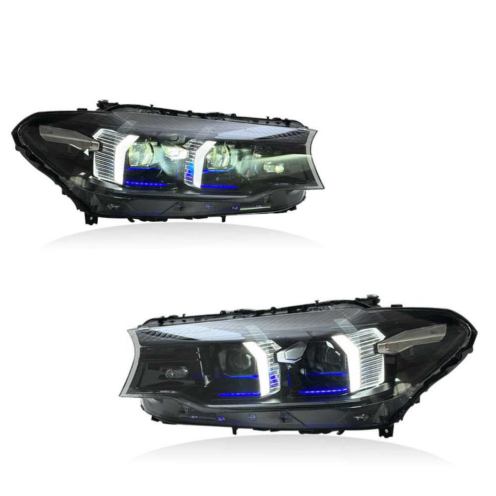 Snake Eyes Style LED Headlights - BMW F90 M5 & G30 5 Series (2018-2020 ...